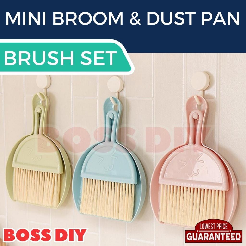 Mini Broom and Keyboard Cleaning Brush Set for Home and Office Compact ...