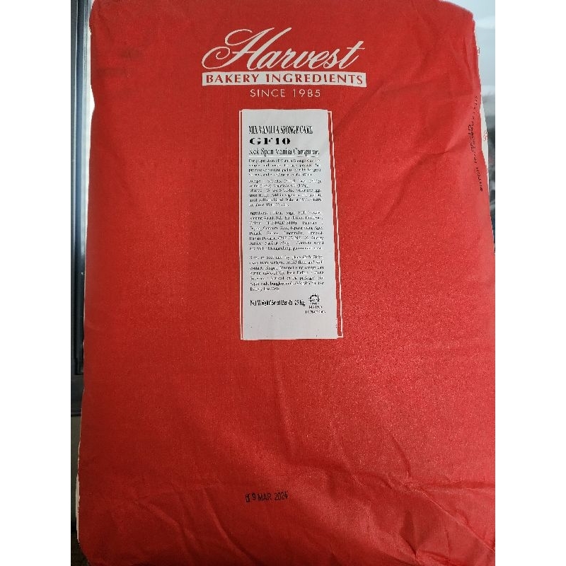 Vanilla Sponge Mix GF10 25kg Bag | Shopee Malaysia