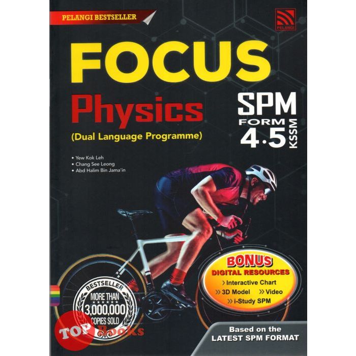 [TOPBOOKS Pelangi] Focus SPM Physics Form 4 5 KSSM DLP (2023) | Shopee Malaysia