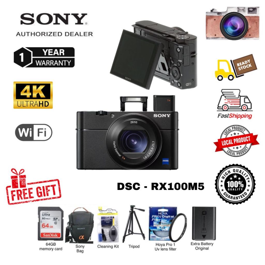 Sony DSC-RX100 MARK 5 MARK V F/1.8-2.8 4K Video Gamma 315 Point Fast ...