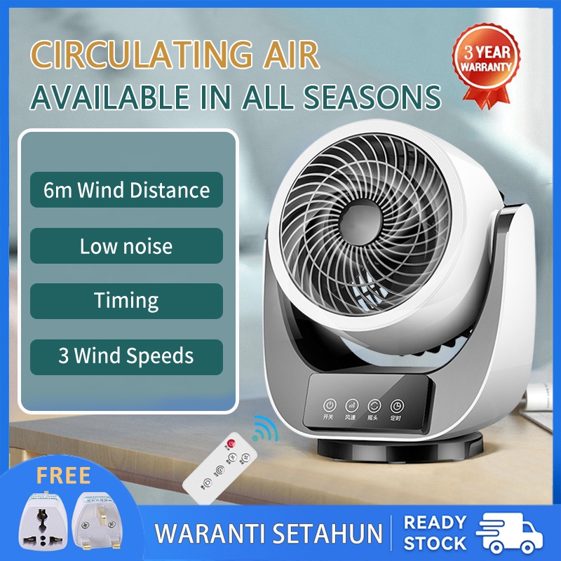 Air Circulation Fan Japan New Turbo Technology Desktop Fan 3-Speed ...