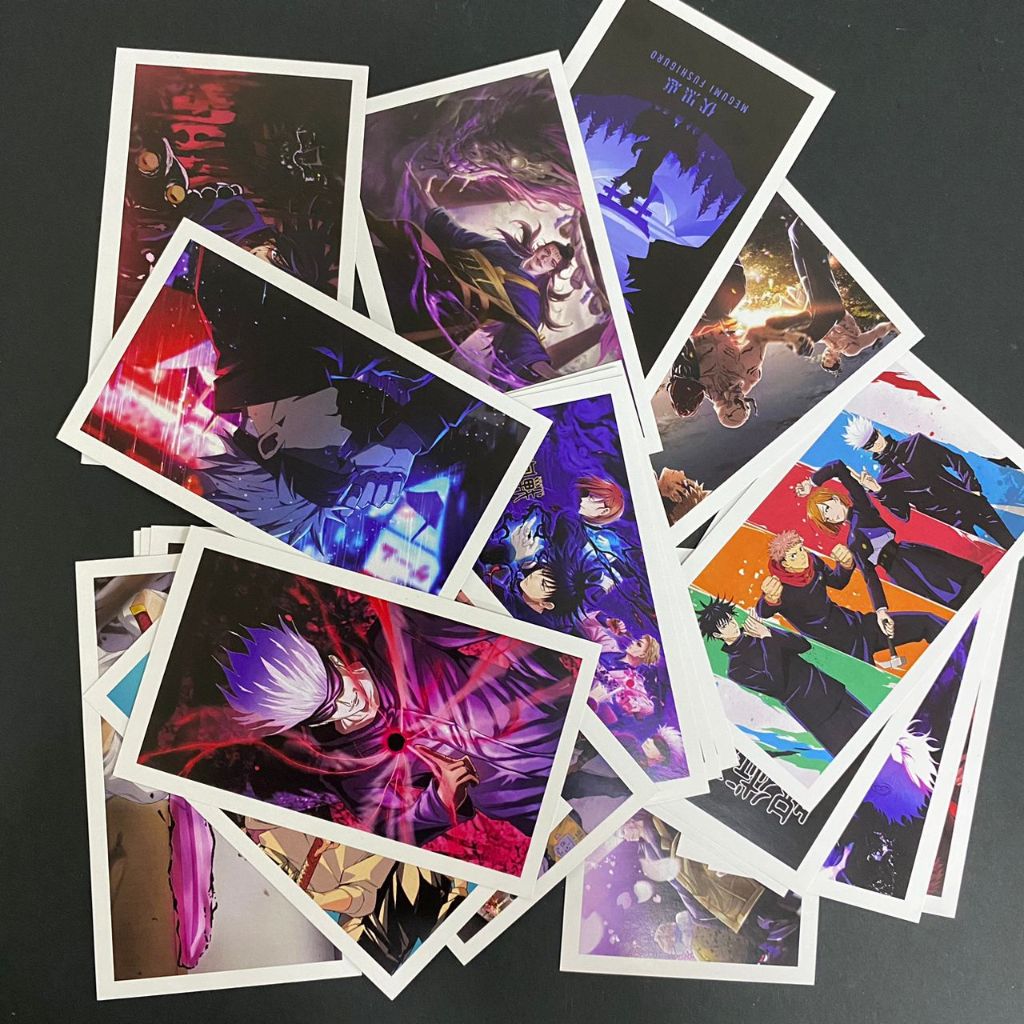 Photocard Dragon ball Jujutsu Marvel One piece Mobile legends Demon ...