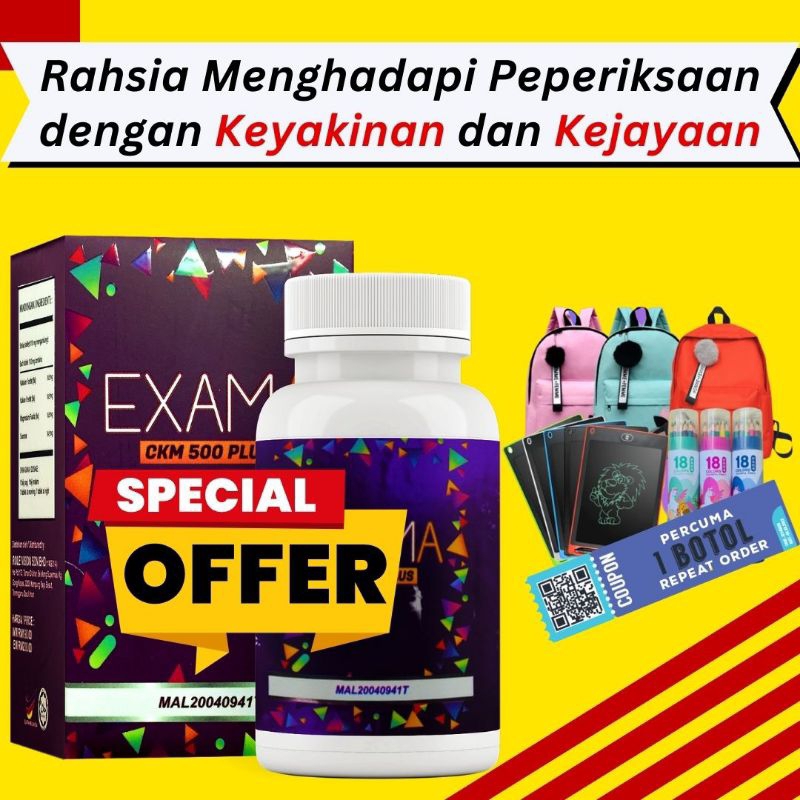 [ORIGINAL 100%] EXAMA VITAMIN MINDA 100% ORIGINAL HQ | Shopee Malaysia
