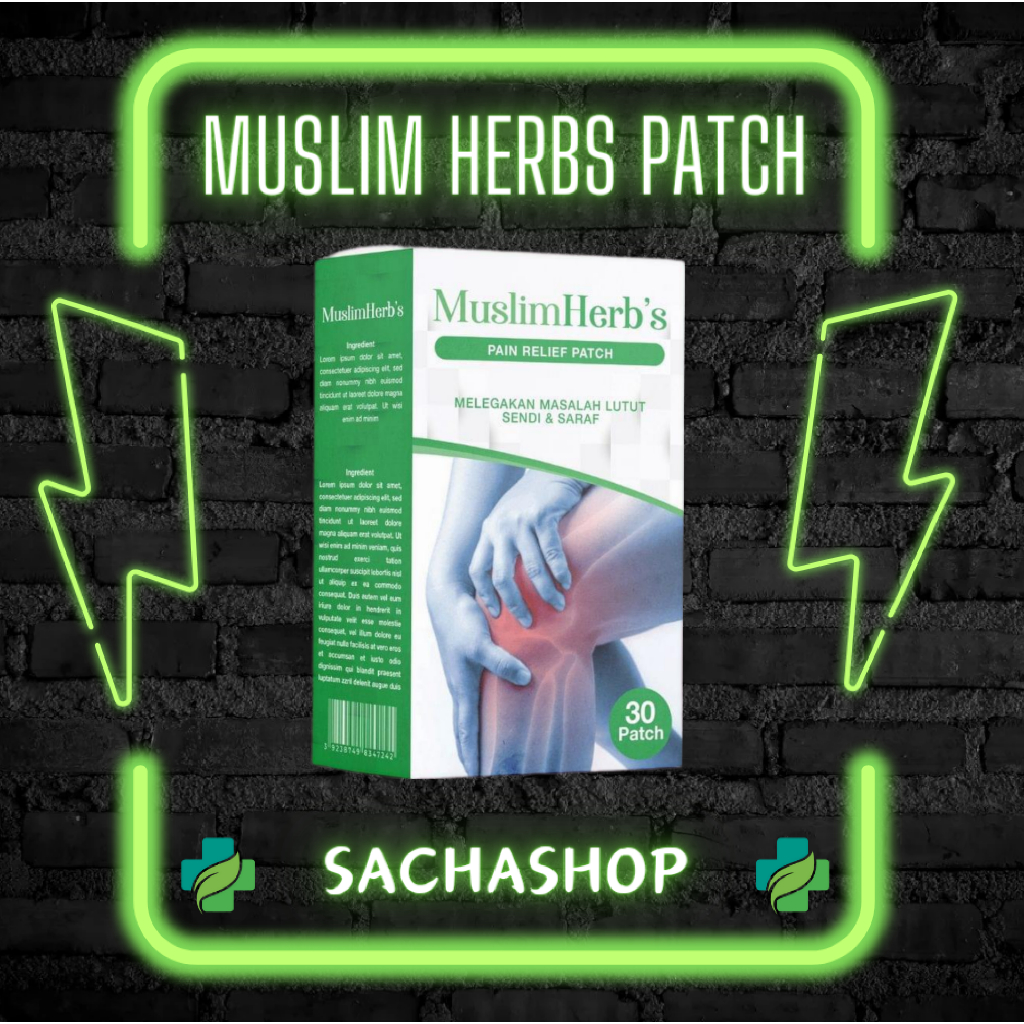 ⚡️ORIGINAL⚡️ MUSLIMHERBS PAIN RELIEF PATCH MUSLIM HERBS PATCH | Shopee Malaysia