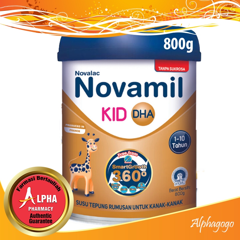 Novamil kid DHA (1-10 tahun) 800g | Shopee Malaysia