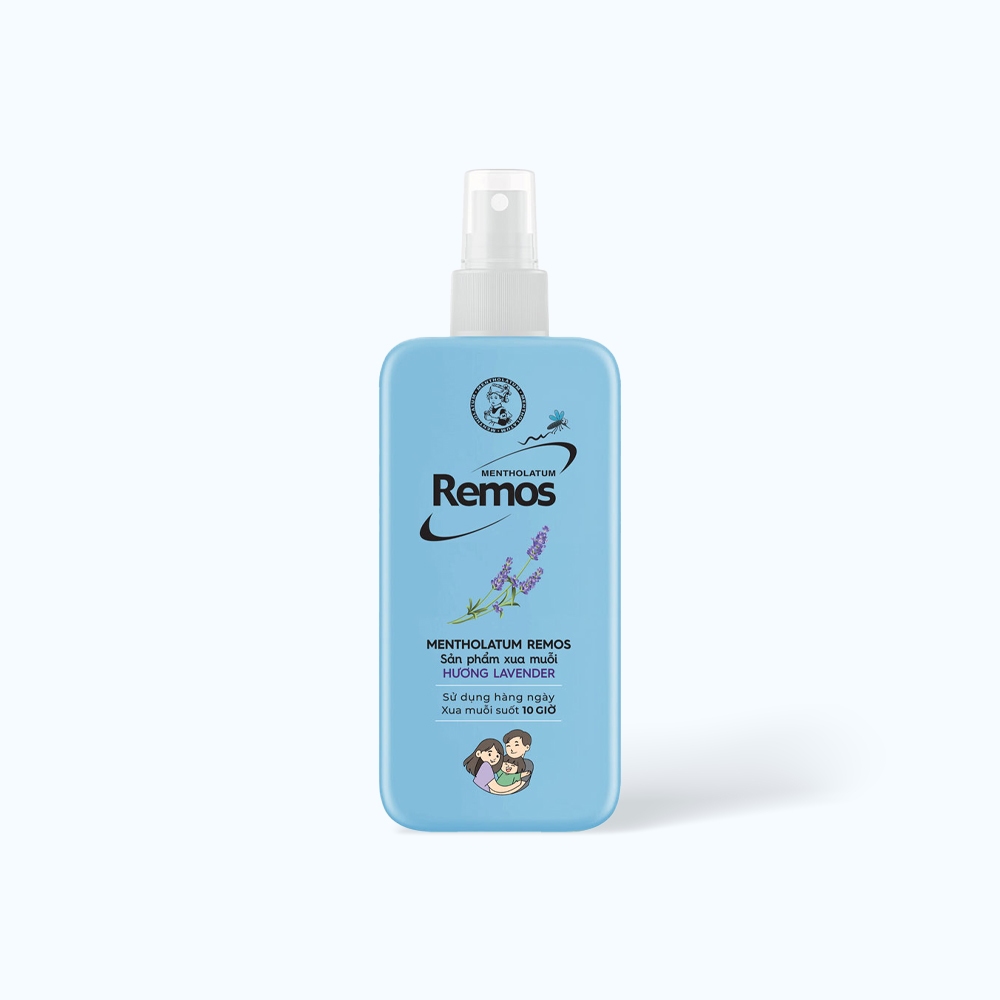 Remos Mentholatum Mosquito Spray 60ml Lavender/Lemon Grass | Shopee ...