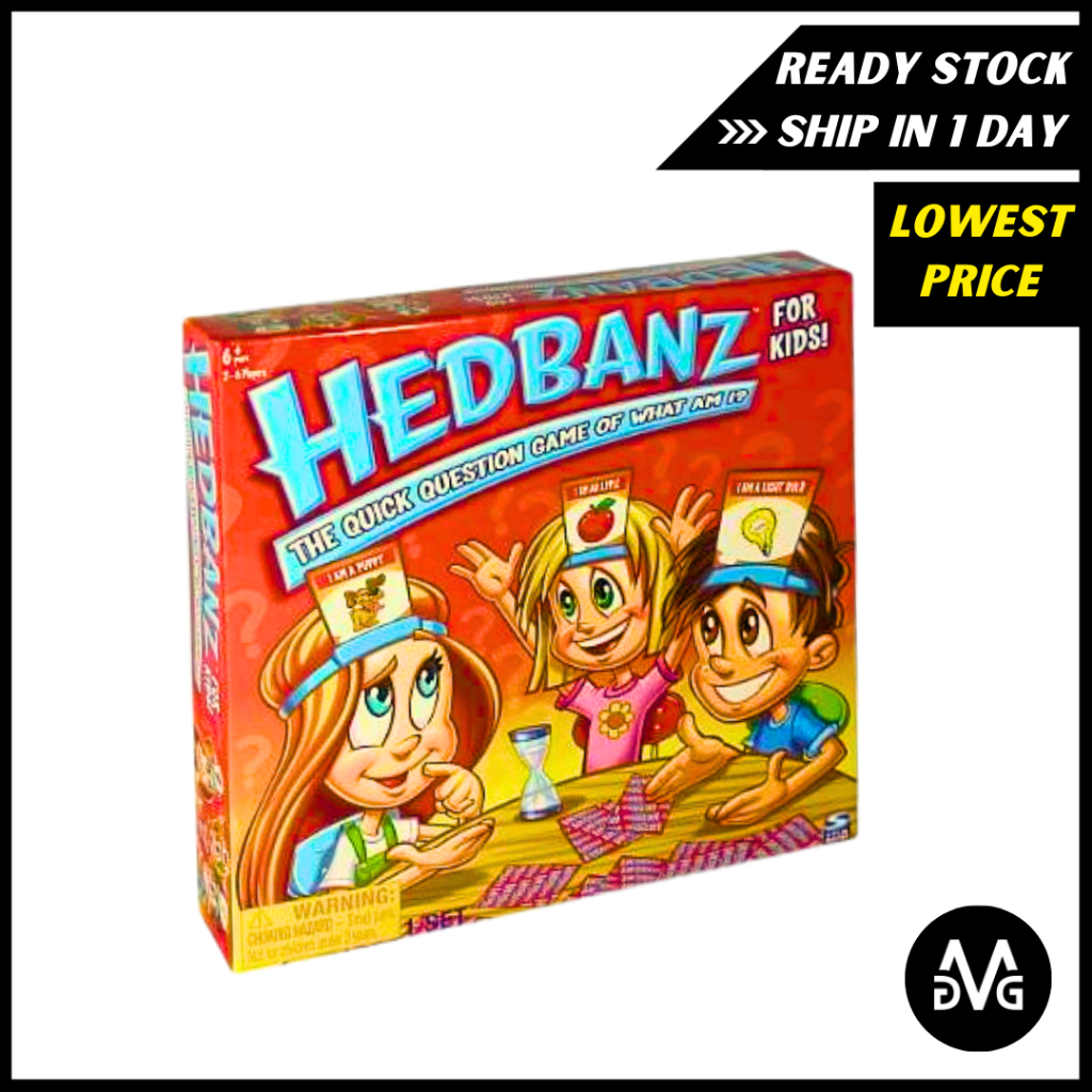 Hedbanz Card Board Game The Quick Question of What am I Cards Board ...