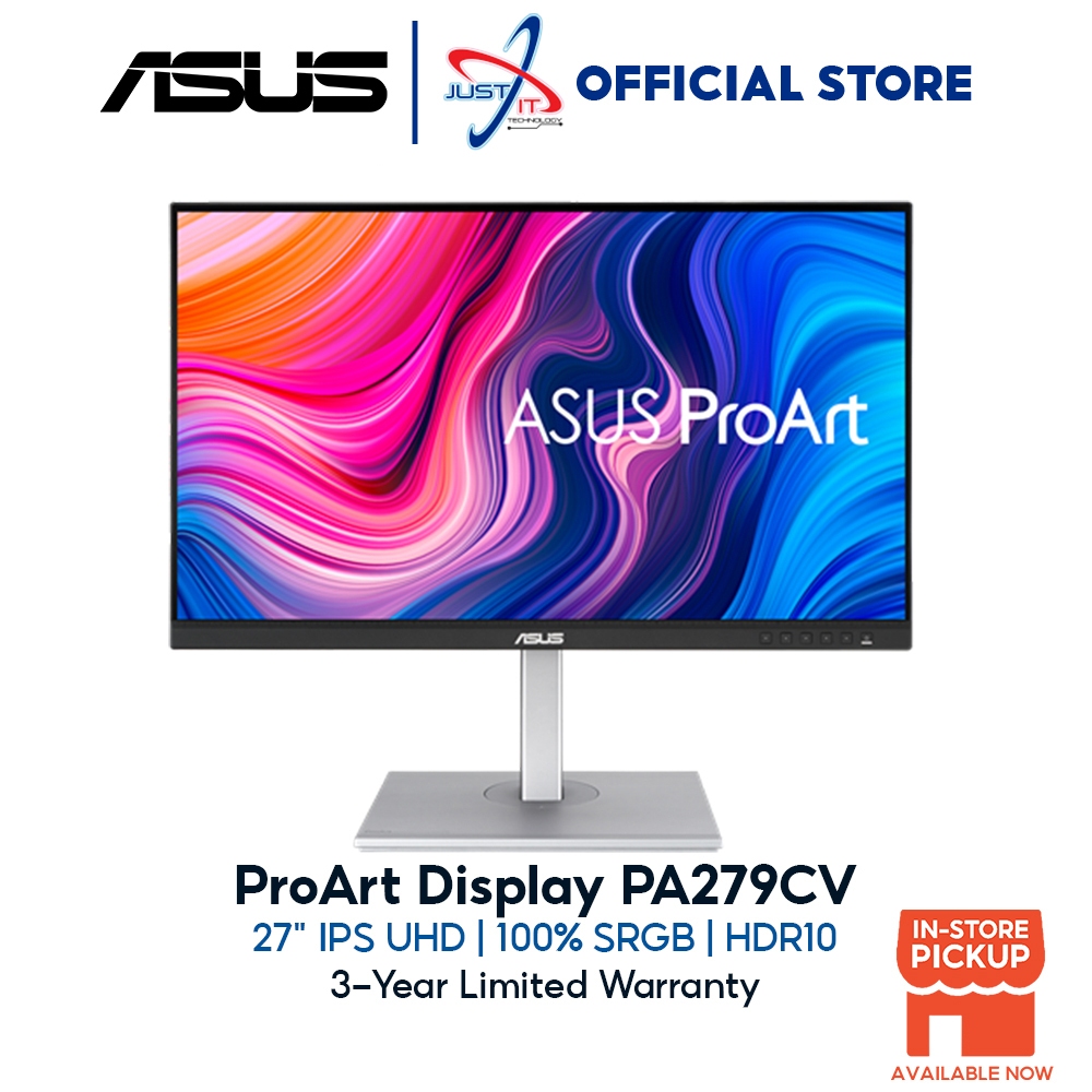 ASUS PROART PA279CV 27" IPS UHD 100% SRGB HDR10 /PA279CRV 27" IPS UHD ...