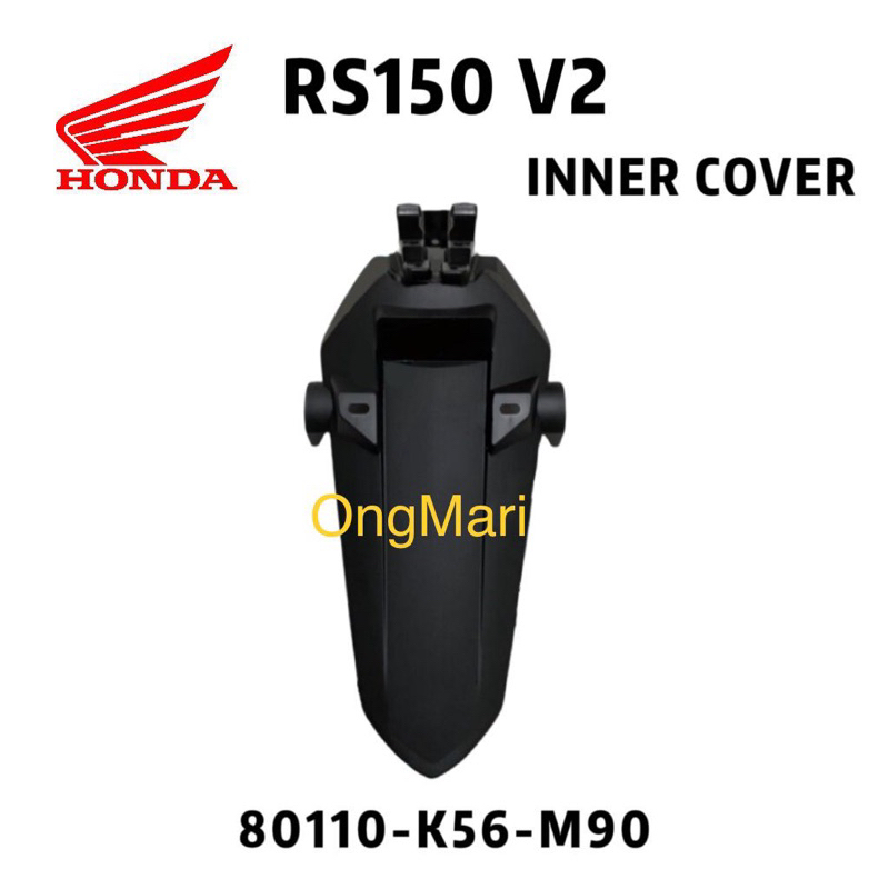 Honda RS150 V2 RSV2 K56 Inner Cover Full Set/ Kaver Hitam Handle Rear ...
