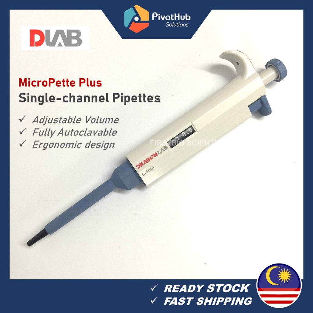 MicroPette Plus Micropipette Single-channel Adjustable Volume ...