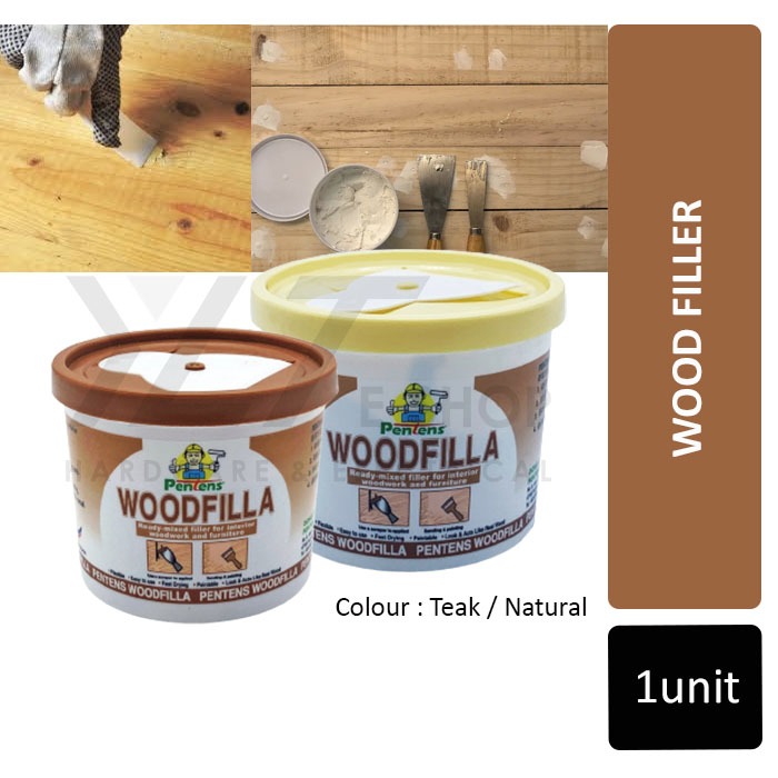 Pentens / VTEC Wood Putty Filler (Filler Kayu) 1.5kg / 0.5kg | Shopee ...