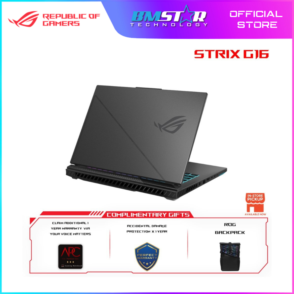 Asus ROG Strix G16 G614J-JN3030W Gaming Laptop (i7-13650HX/8G*2/512GSSD ...