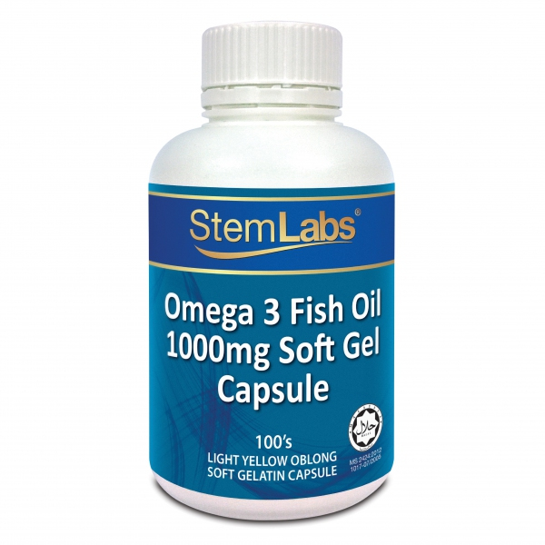 STEMLABS OMEGA 3 FISH OIL 1000mg(EXP:11/11/27)-100 softgels | Shopee Malaysia