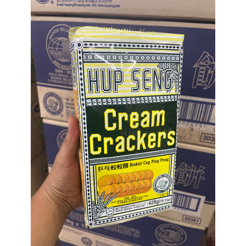 biskut lemak cream cracker hup seng 428gm | Shopee Malaysia