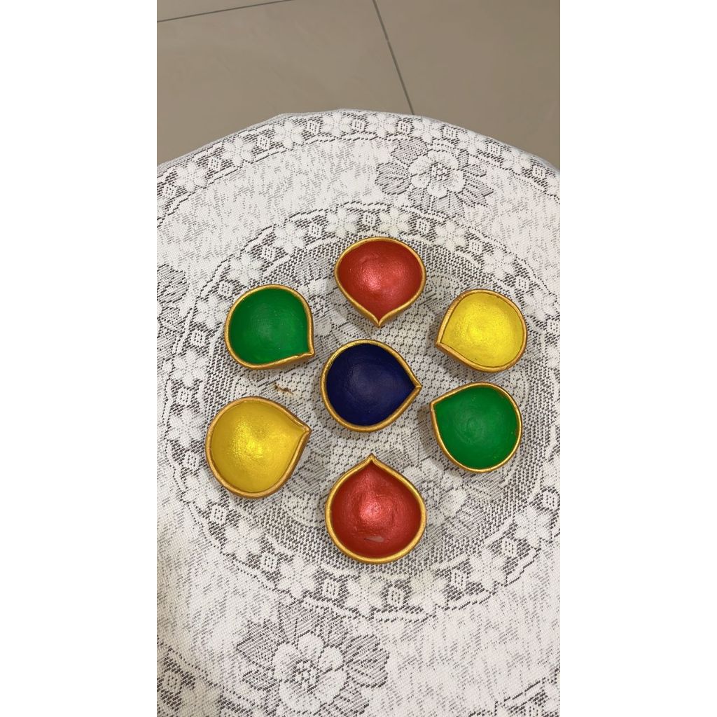 Clay Agal Villaku Metallic Color for Puja and Home | Shopee Malaysia
