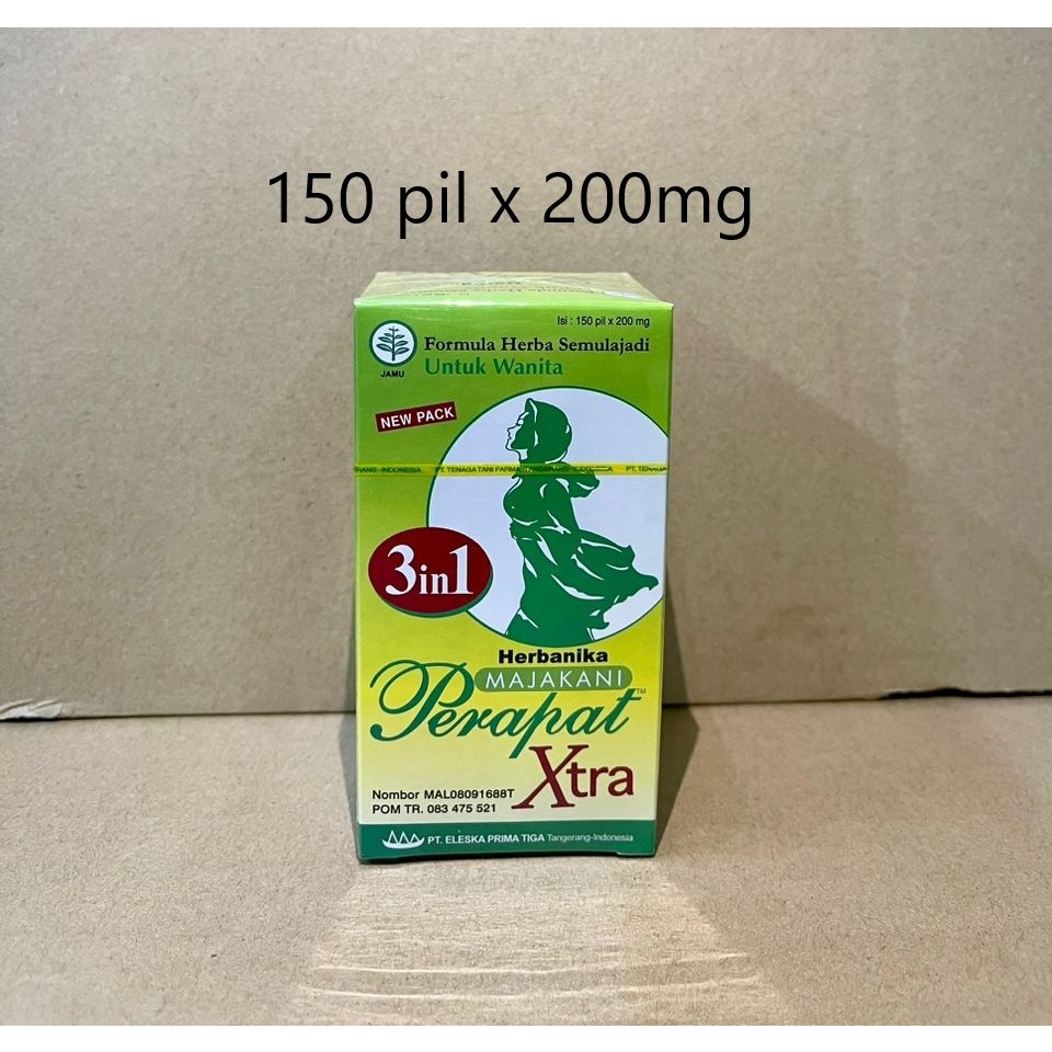 MAJAKANI PERAPAT XTRA | 150 pils per botol | Shopee Malaysia