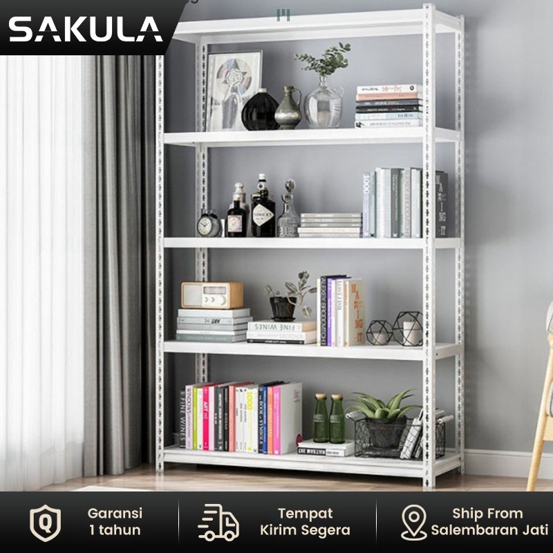 SAKULA Rack Besi Rak Barang Heavy Duty Rack Storage Rack Industrial ...