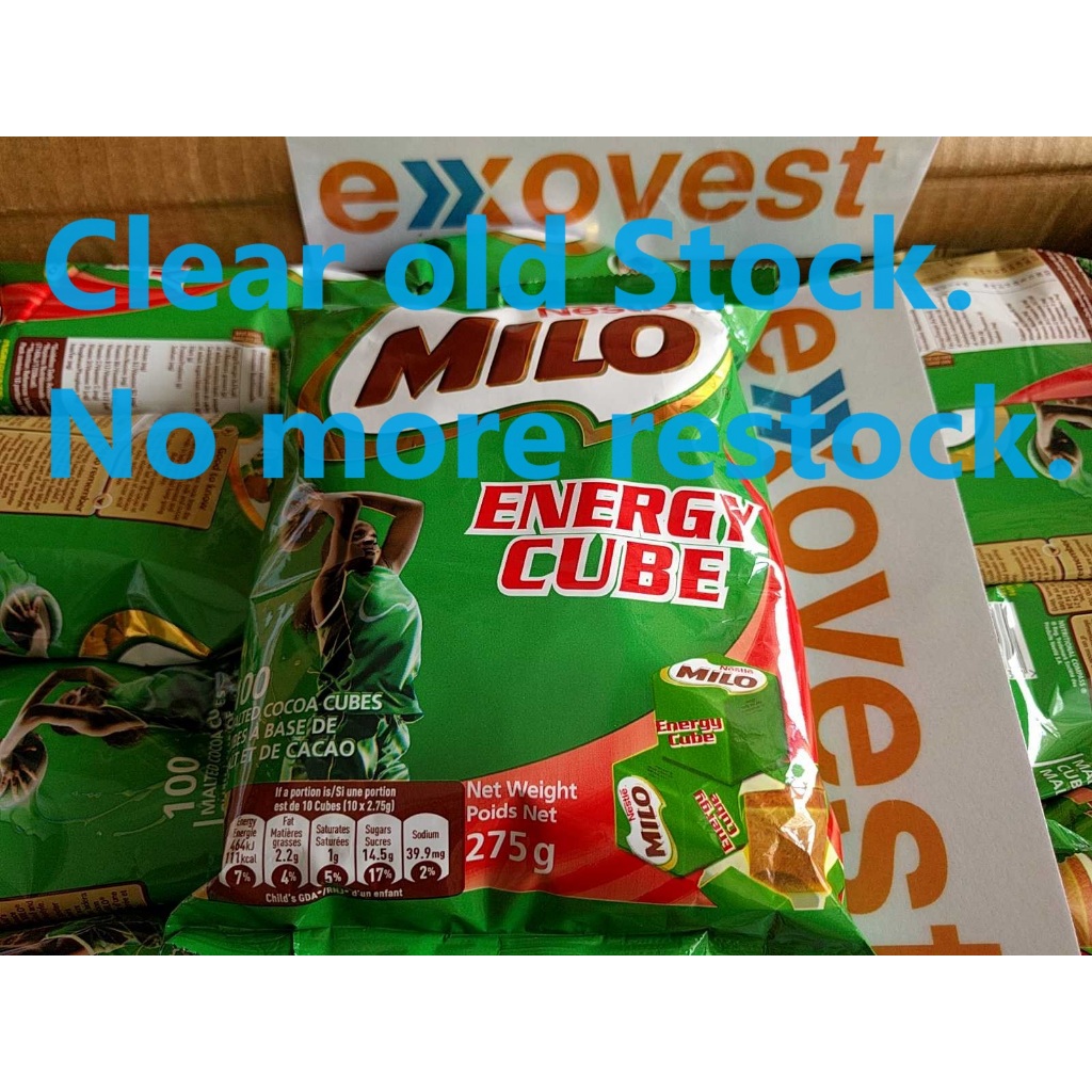 Milo Cube 100pcs Energy Cubes - Expiry Oct 2024 | Shopee Malaysia