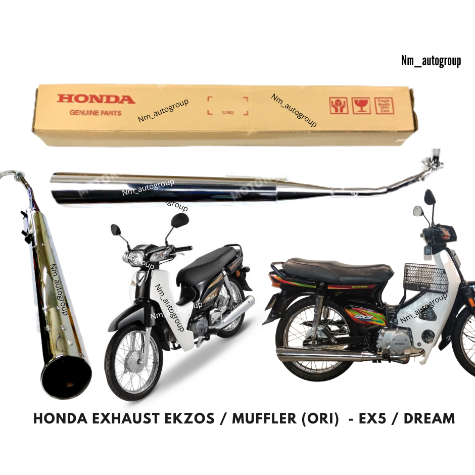 HONDA Original New THAI/MY Racing Exhaust Ekzos Muffler One Set - EX5 ...