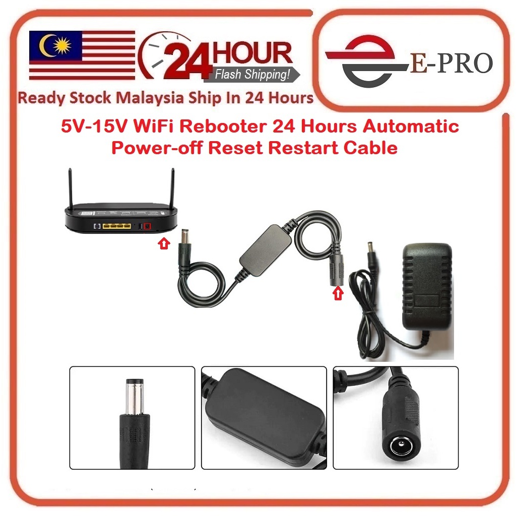 5v 15v Dc 5 5x2 1mm Wifi Rebooter 24 Hours Timer Controller Automatic Power Off Reset Restart