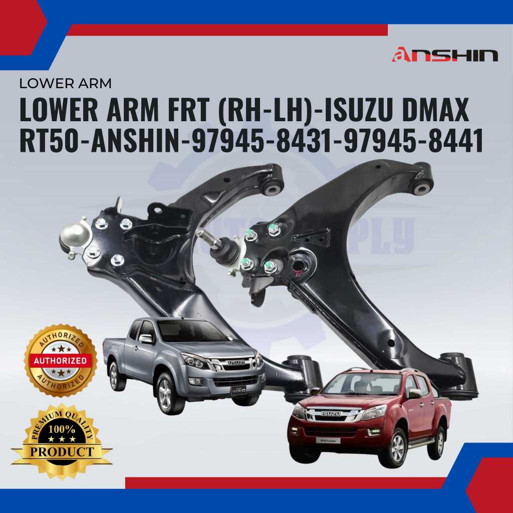 Isuzu D-max RT50 Lower Arm Front Left-Right-Anshin | Shopee Malaysia