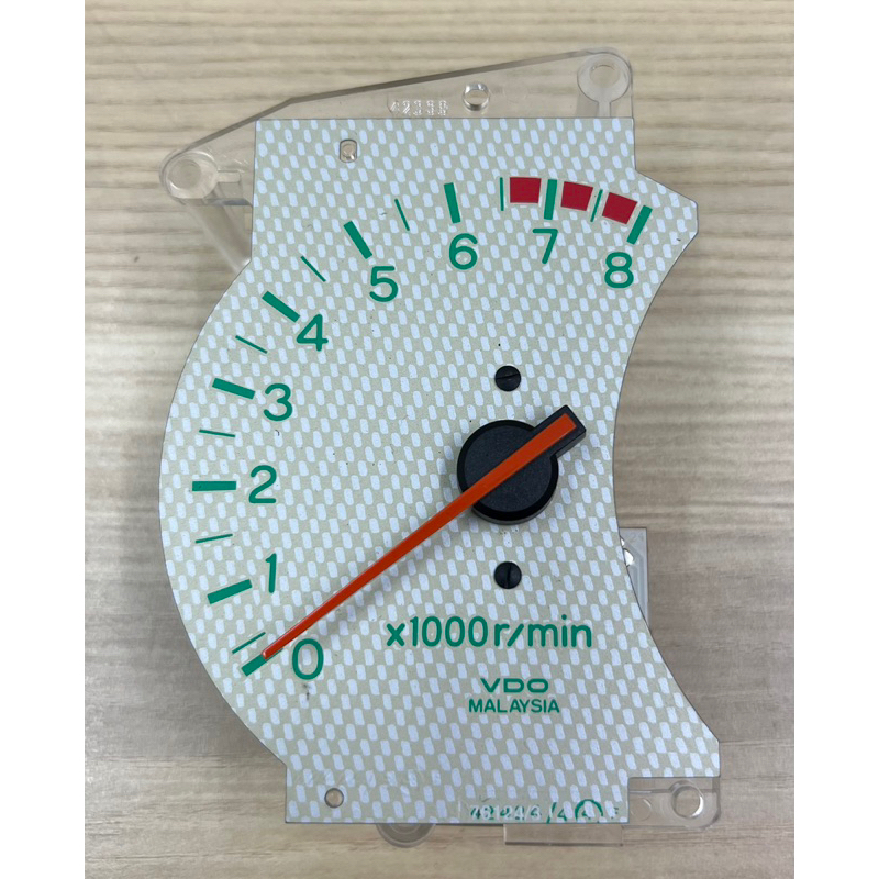 100% PROTON ORIGINAL TACHOMETER / RPM METER ( WHITE ) FOR PROTON WIRA 1 ...