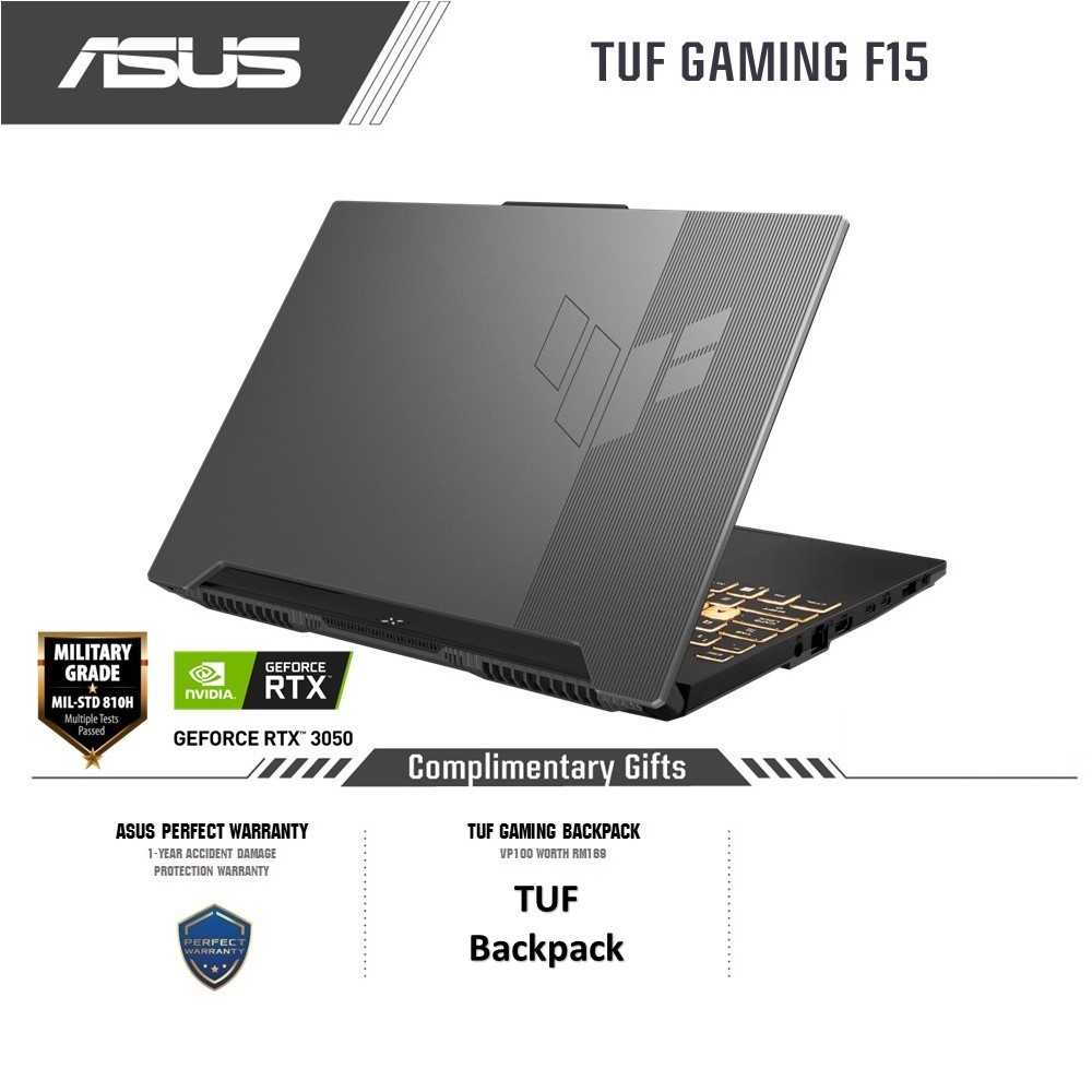 Asus TUF F15 FX507Z-C4HN293W 15.6" FHD 144Hz Gaming Laptop Gray ( i7 ...