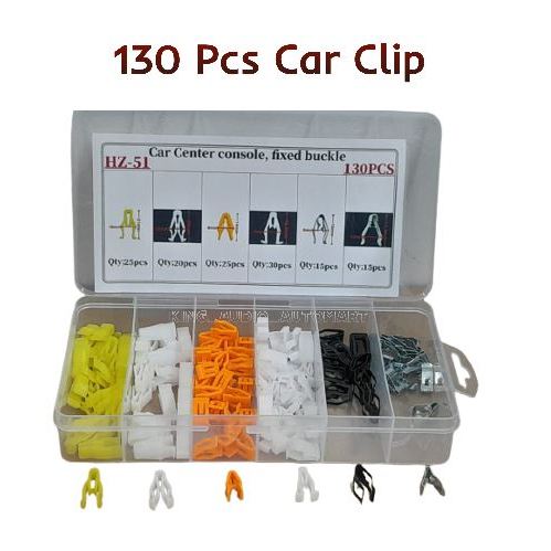 130 Pcs Car Instrument Panel Dashboard Plastic Rivet Moulding Clip ...