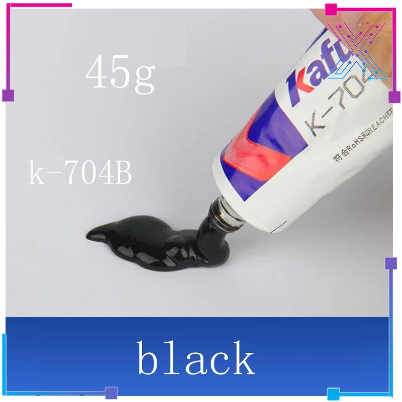Kafuter K-704 704B 704BL RTV Silicone Rubber Electronic Glue Sealant White balck Transparent ...
