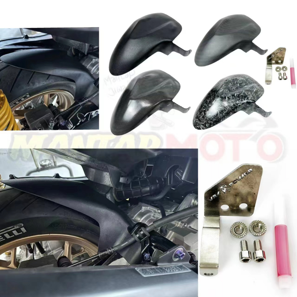 Yamaha Xmax V1 V2 Mudguard Belakang ABS Hugger Rear Fender Rear Wheel ...