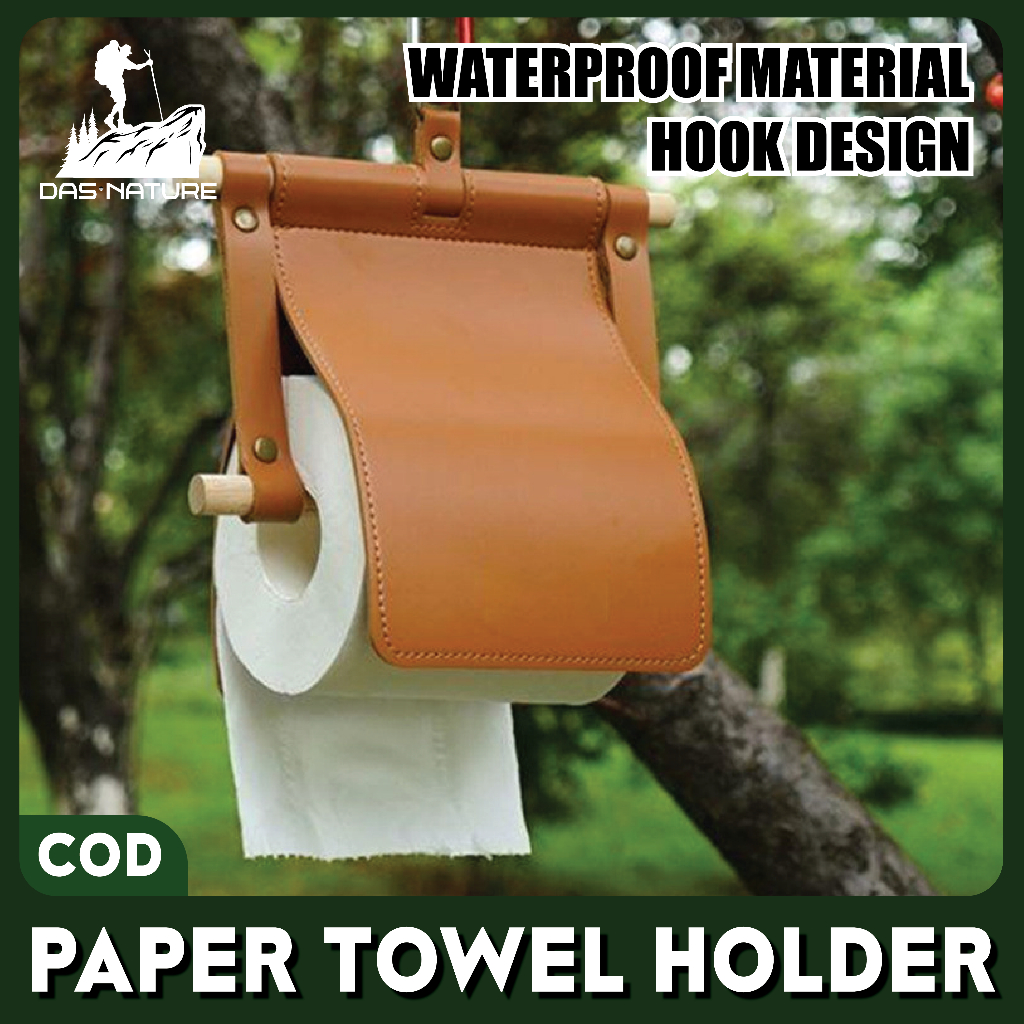 Das Nature™ Paper Towel Case Outdoor PU Toilet Tissue Holder Camping ...