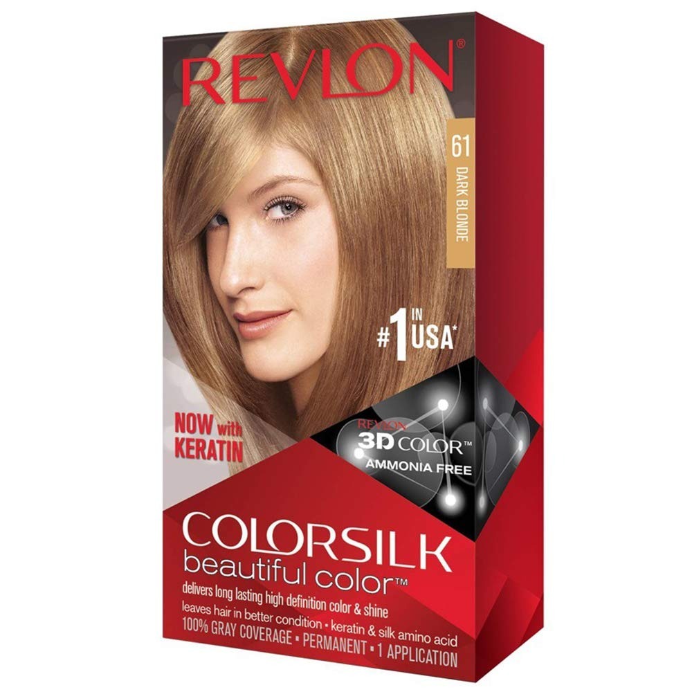 Revlon Colorsilk 3D Color 61 Dark Blonde Colorsilk | Shopee Malaysia