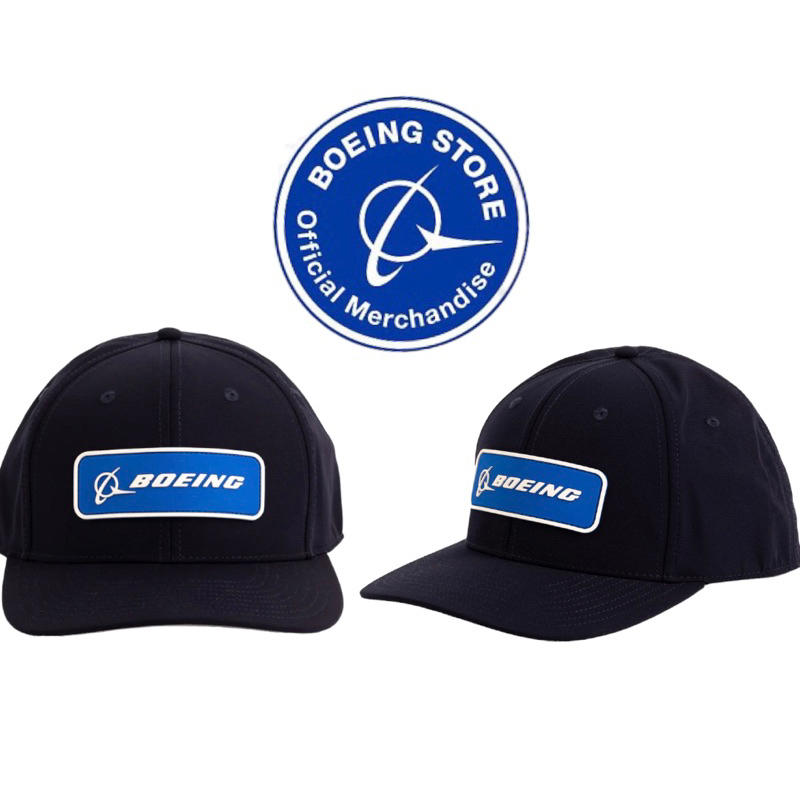 Boeing Signature Logo Tech Snapback Hat Cap (From Boeing Seattle ...
