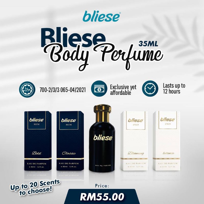 ‼️LELONG ‼️.BLIESE EDP 35 ML. LEBIH WANGI, LEBIH TAHAN LAMA, EKSKLUSIF ...