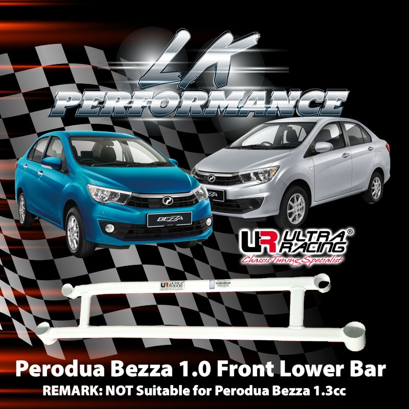 Perodua Bezza 1.0 (2016-2017) - Ultra Racing Front Lower Bar 4 Points ...