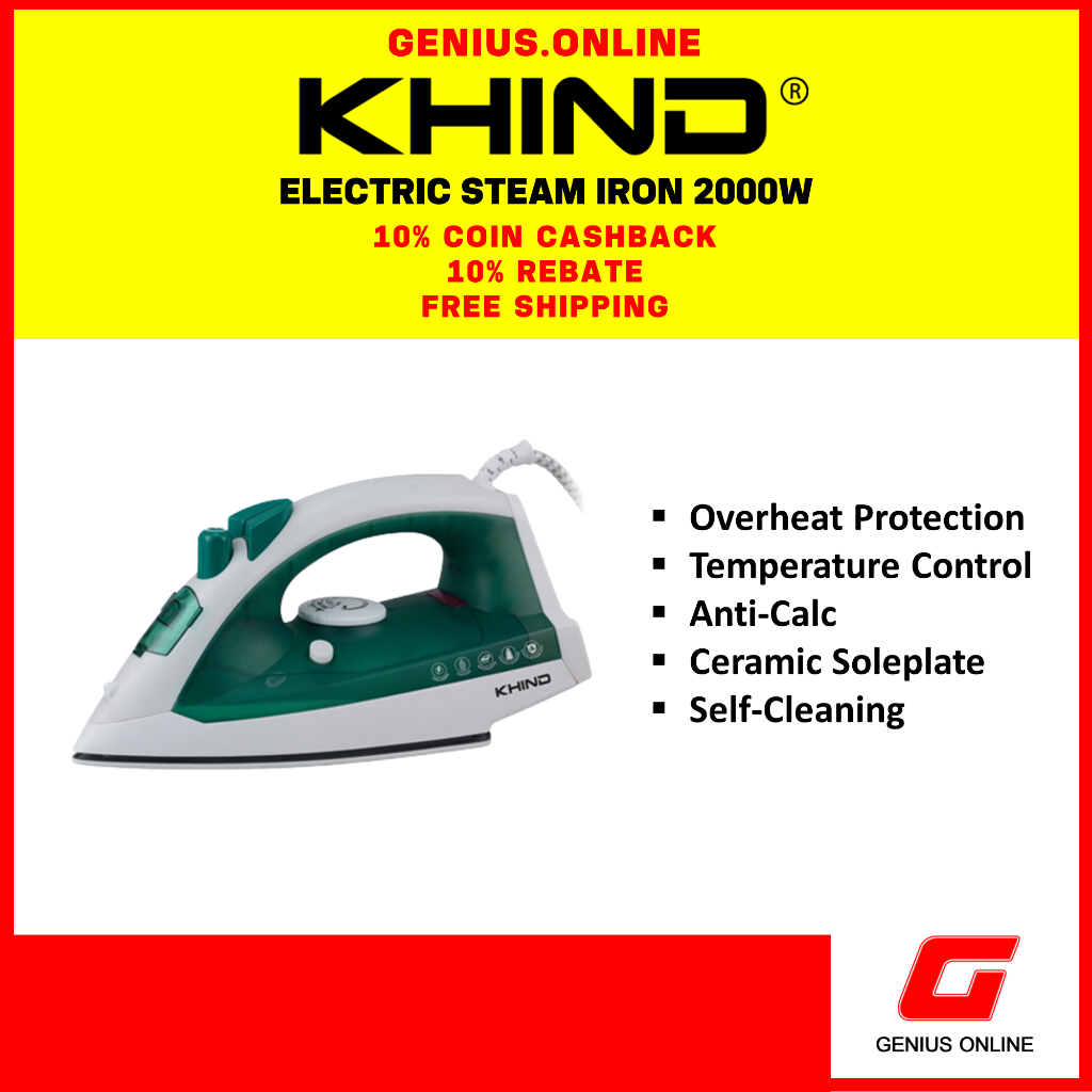 KHIND Electric Steam Iron (2000W) EI602 | Shopee Malaysia