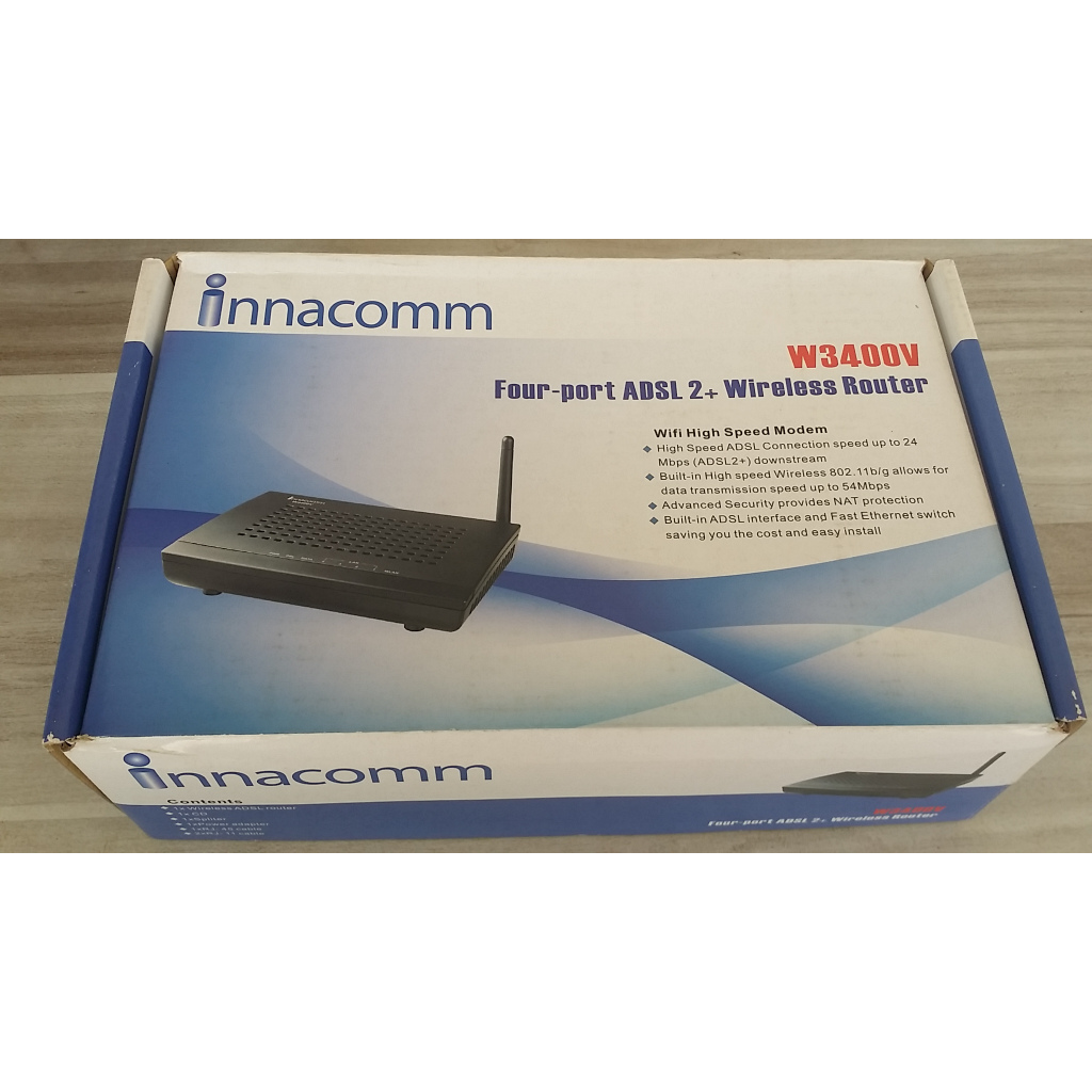 TM Streamyx Innacomm W3400V ADSL2+ Wireless Modem Router | Shopee Malaysia