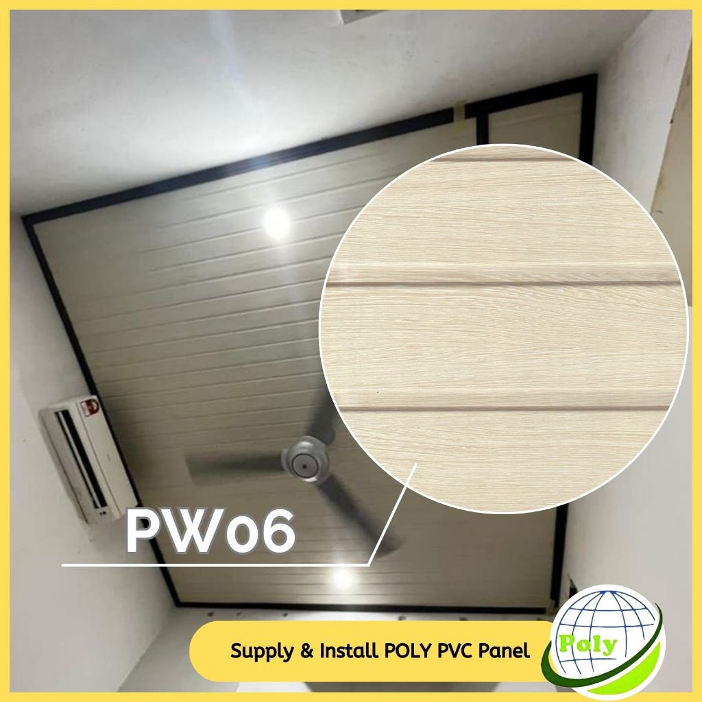🔥 11 FT PVC Ceiling Wall Panel 🔥 Home Ceiling/Wall Waterproof 30cm x 8mm (Ready Stock) | Shopee ...