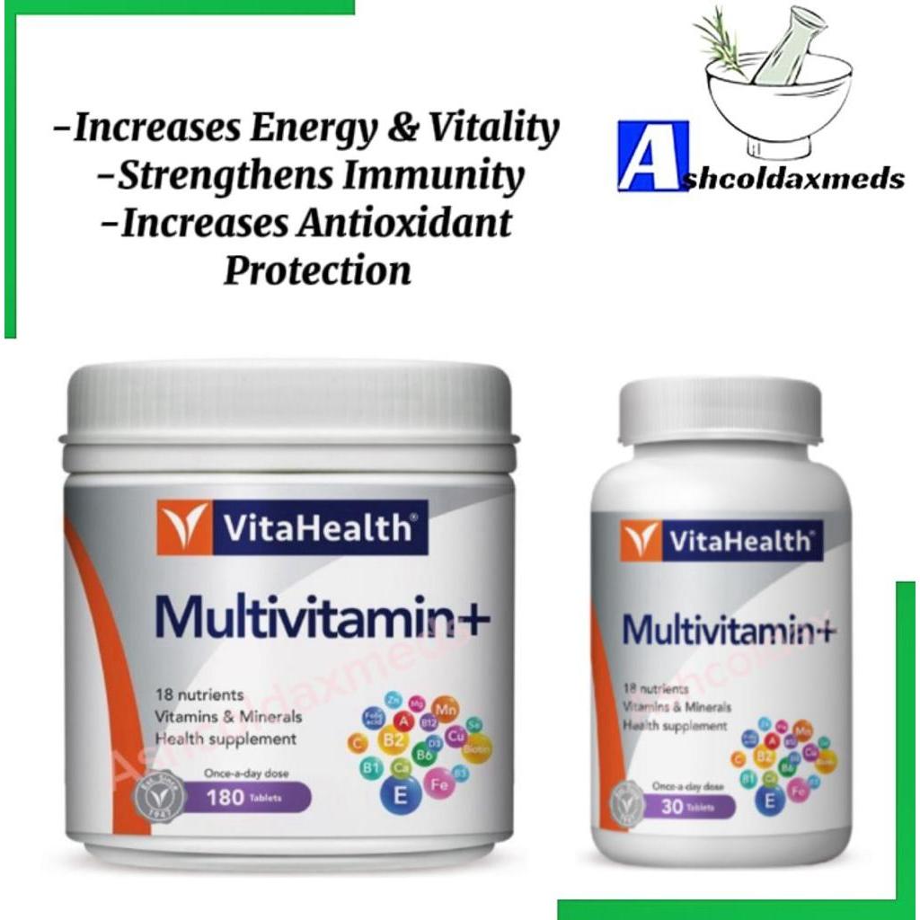 Vitahealth Multivits & Minerals 30's/180's/180'sx2 EXP03/2026 | Shopee ...