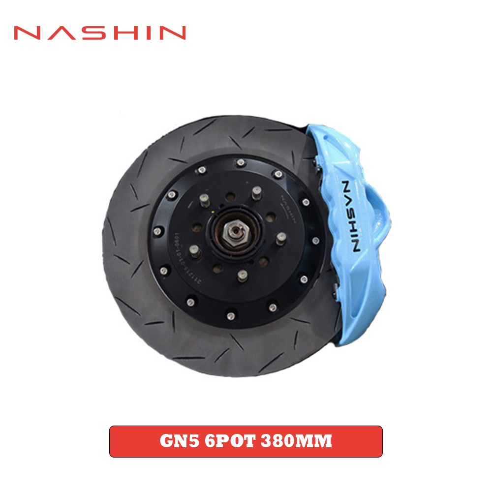 Nashin GN5 6POT Big Floating Aluminium Rotor Brake Kit (380mm) | Shopee ...
