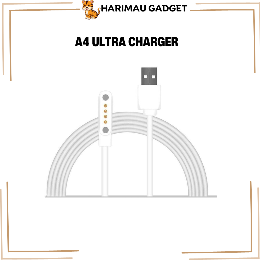 A4 Ultra 49mm 4 Pin Fast Magnetic Charger 1m | Shopee Malaysia