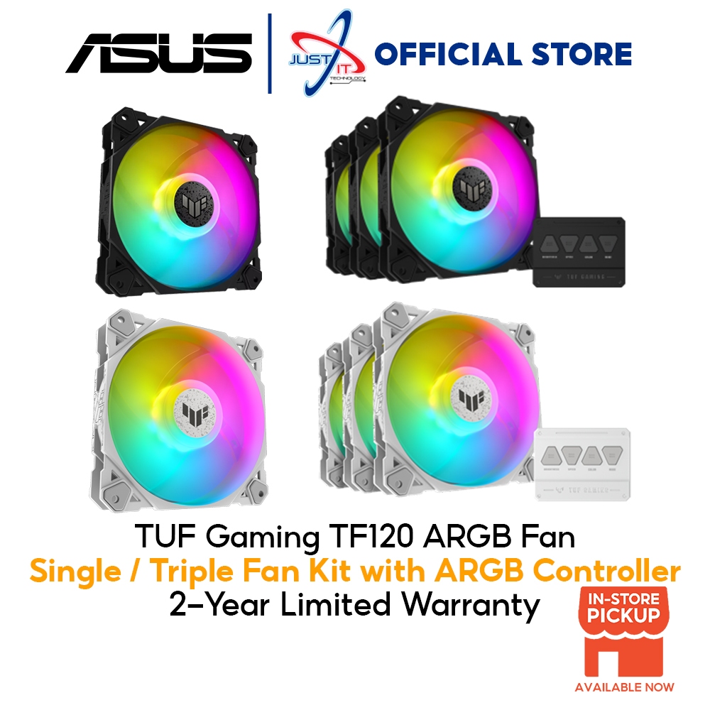 ASUS TUF GAMING TF120 ARGB FAN - Single / Triple Fan Kit with ARGB ... ASUS TUF GAMING TF120 ARGB FAN - Single / Triple Fan Kit with ARGB ...