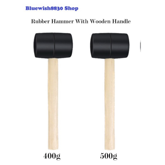 Wood Handle Rubber Mallet Hammer / Tukul Getah Pemegang Kayu | Shopee ...
