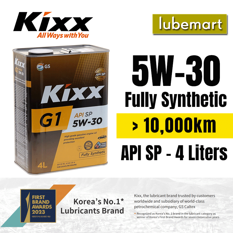 KIXX 5W30 Fully Synthetic Oil - KIXX G1 5W30 Fully Synthetic Oil 4 ...