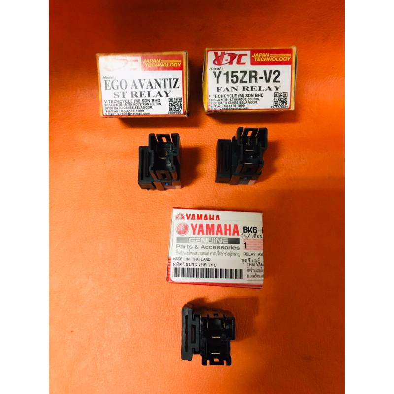 YAMAHA 💯 ORIGINAL Y15ZR Y16ZR STARTER RELAY ASSY FAN RELAY BLOWER RELAY ...