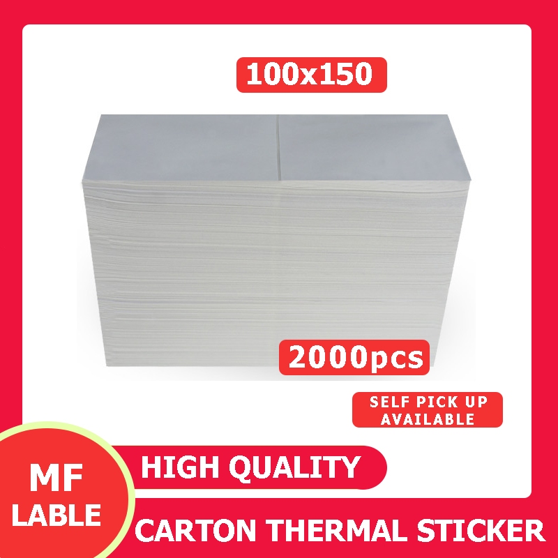 A6 Thermal Sticker Thermal Paper Shopee Waybill Shipping Label ...