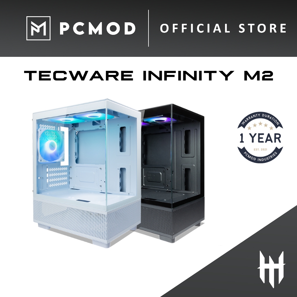 Tecware Infinity M2 | Dual Tempered Glass ARGB mATX Computer Casing ...