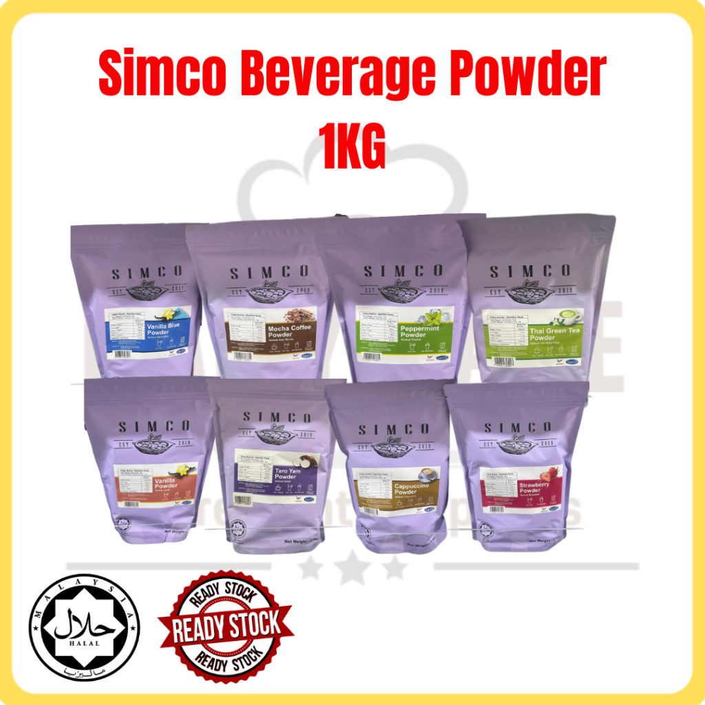 Simco Beverage Powder 1kg/Serbuk Minuman/饮料粉/Ice Blended/冰沙/Ingredients ...