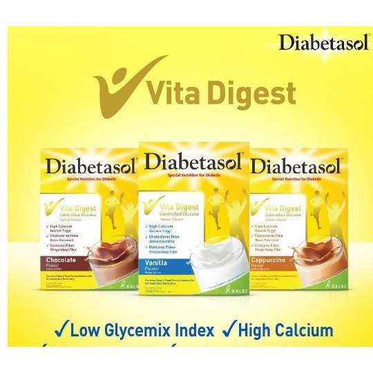 DIABETASOL 600G ( VANILLA / CAPPUCCINO / CHOCOLATE) | Shopee Malaysia