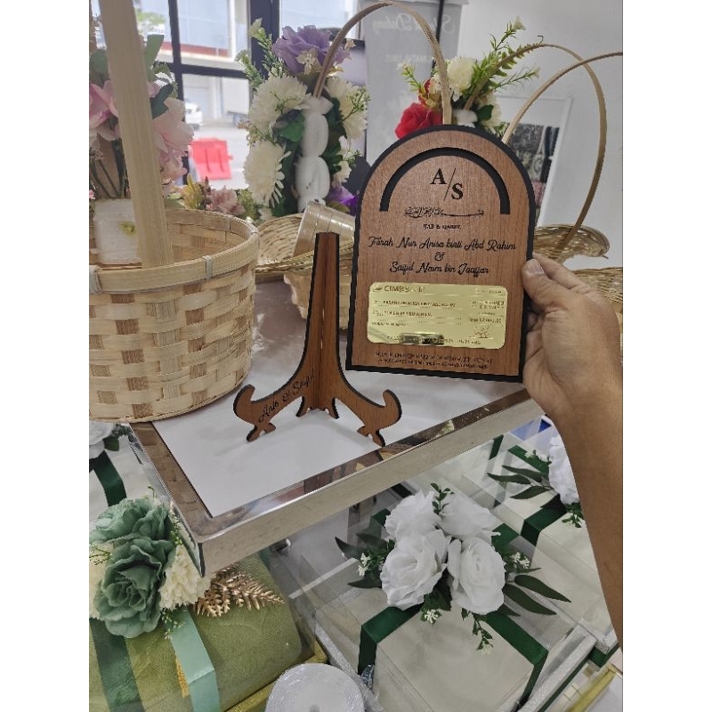 PLAGUE PLAK MAS KAHWIN HANTARAN AKAD NIKAH PERKAHWINAN PERTUNANGAN ...